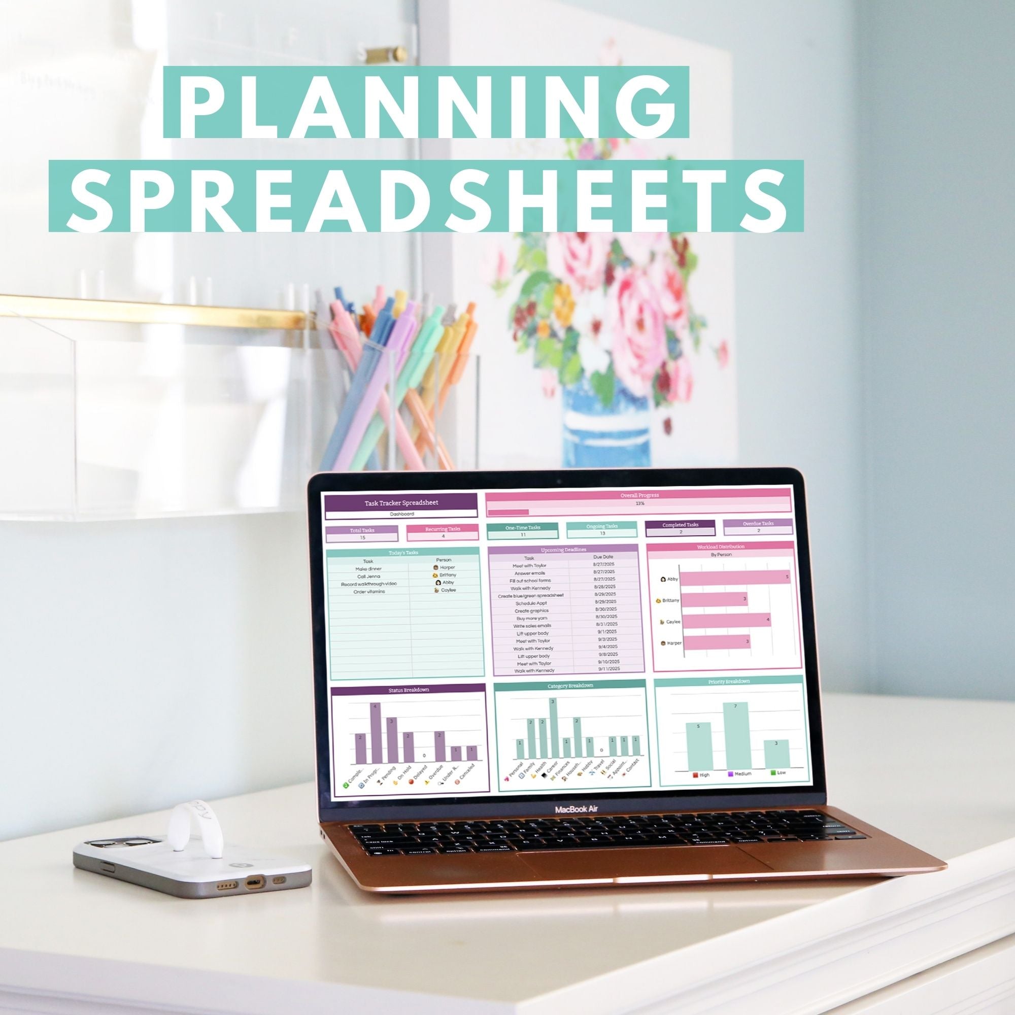 Planning Spreadsheets – Abby Organizes