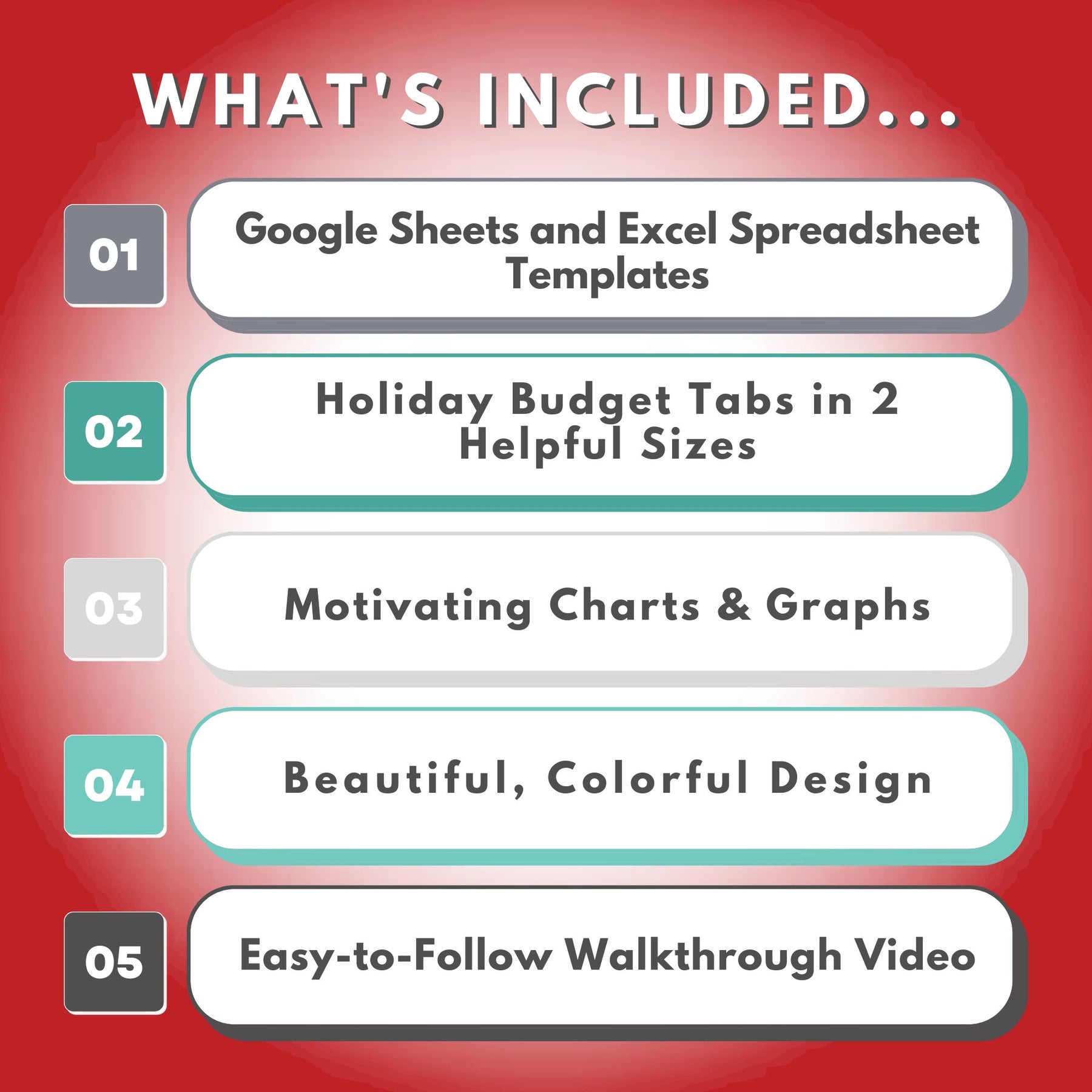 Holiday Budget Spreadsheet for Google Sheets and Excel – Abby Organizes