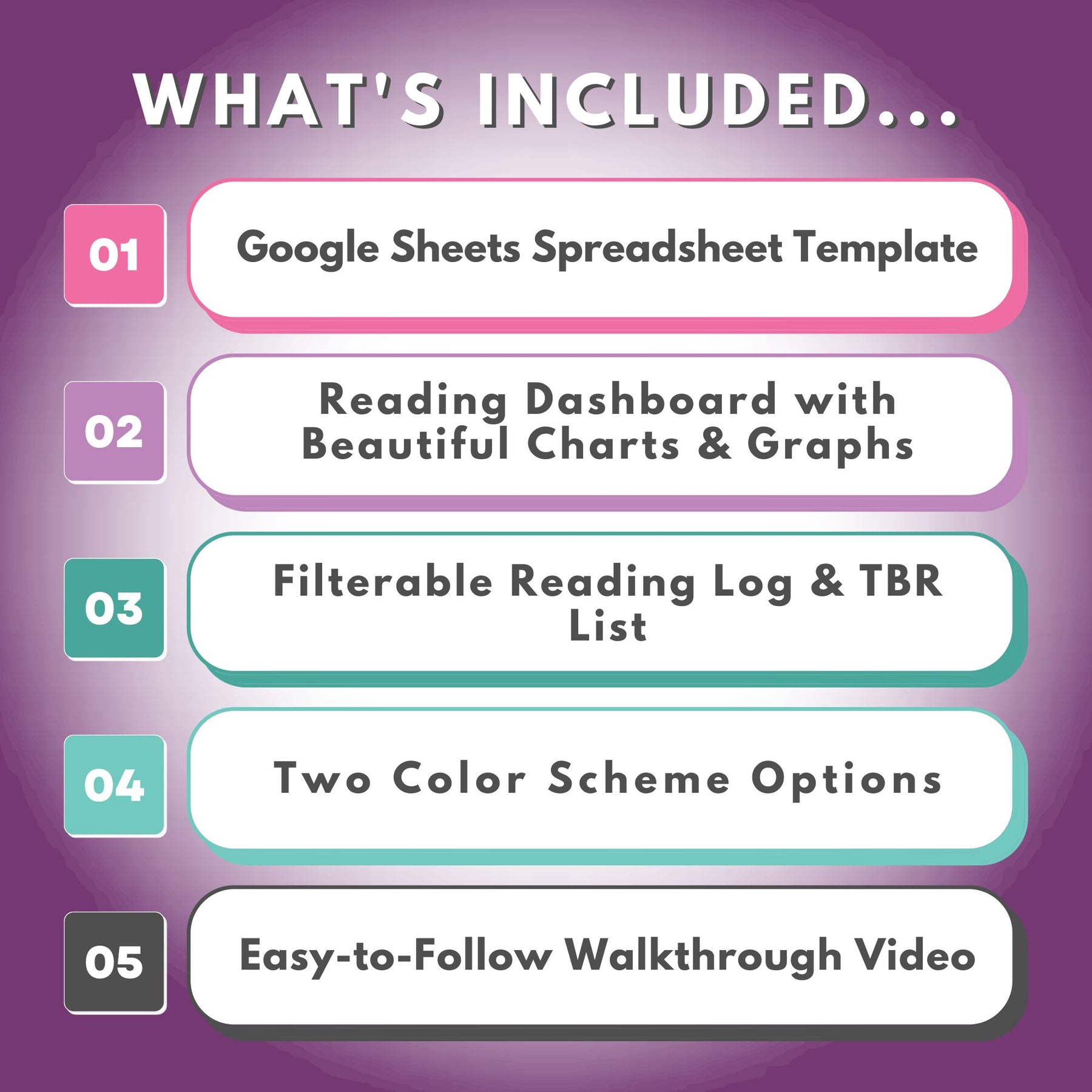 Reading Tracker Spreadsheet for Google Sheets – Abby Organizes